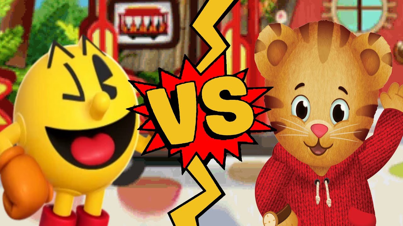 M.U.G.E.N Battles | Pac-Man vs Daniel Tiger - YouTube