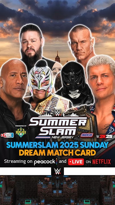 WWE SummerSlam 2025 Sunday - Dream Card [v4] #Bevelock #Shorts #SummerSlam #DreamCard - YouTube