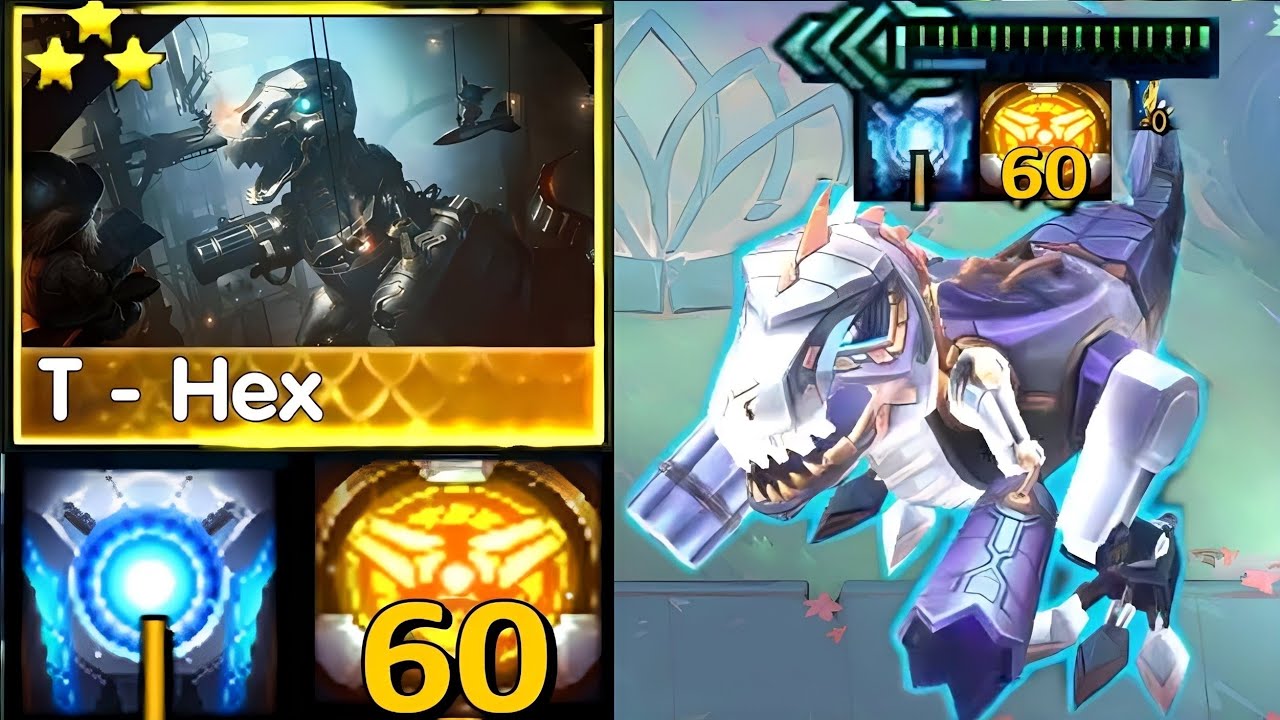 60 Stacks T-Hex Piltover Cashout tft set9 - YouTube