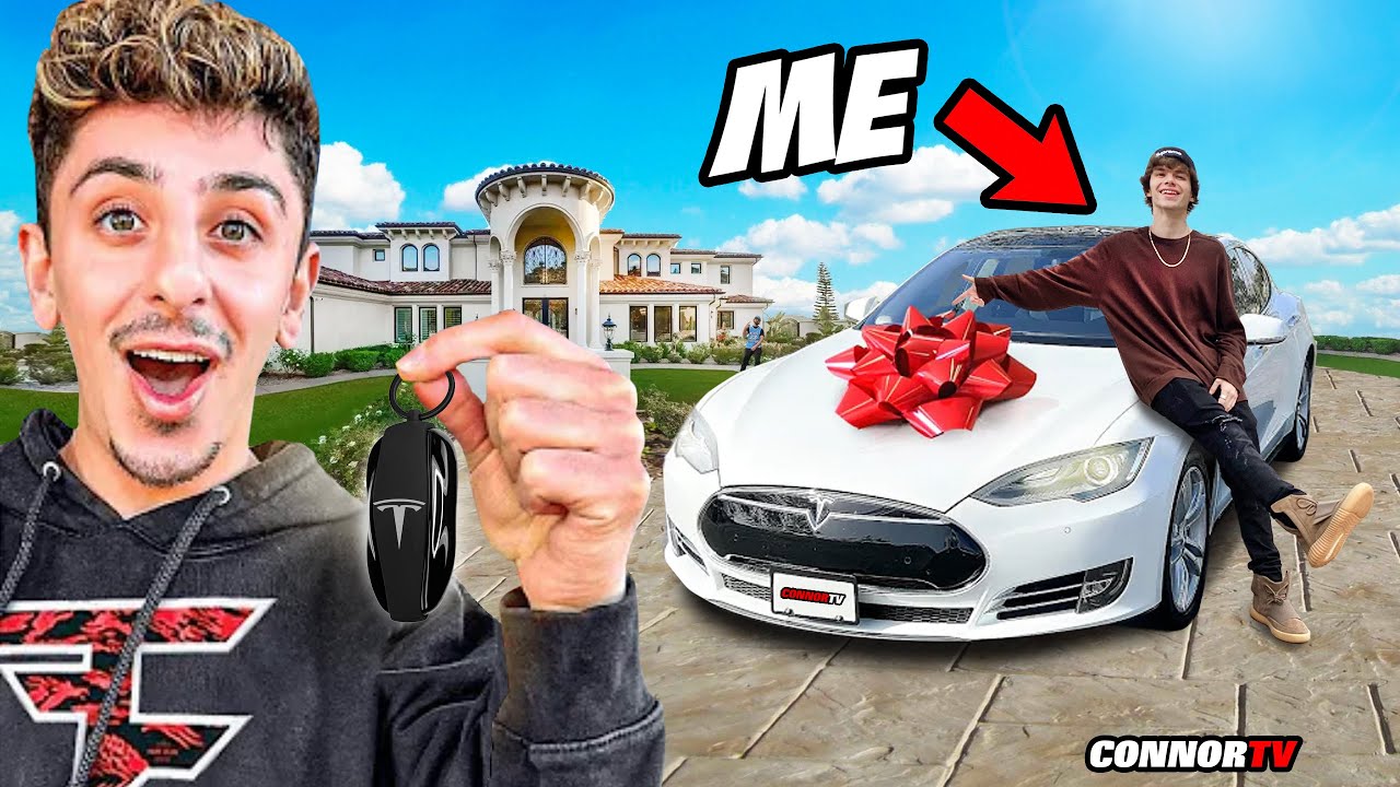Trading a Penny to a Tesla *Faze Rug's Tesla* Trade Up Challenge - YouTube