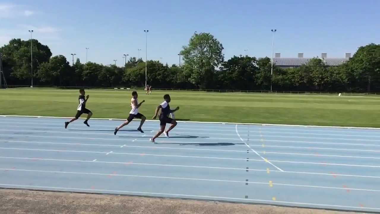 Slow Motion Sprint (Max Velocity Phase Technique) - YouTube
