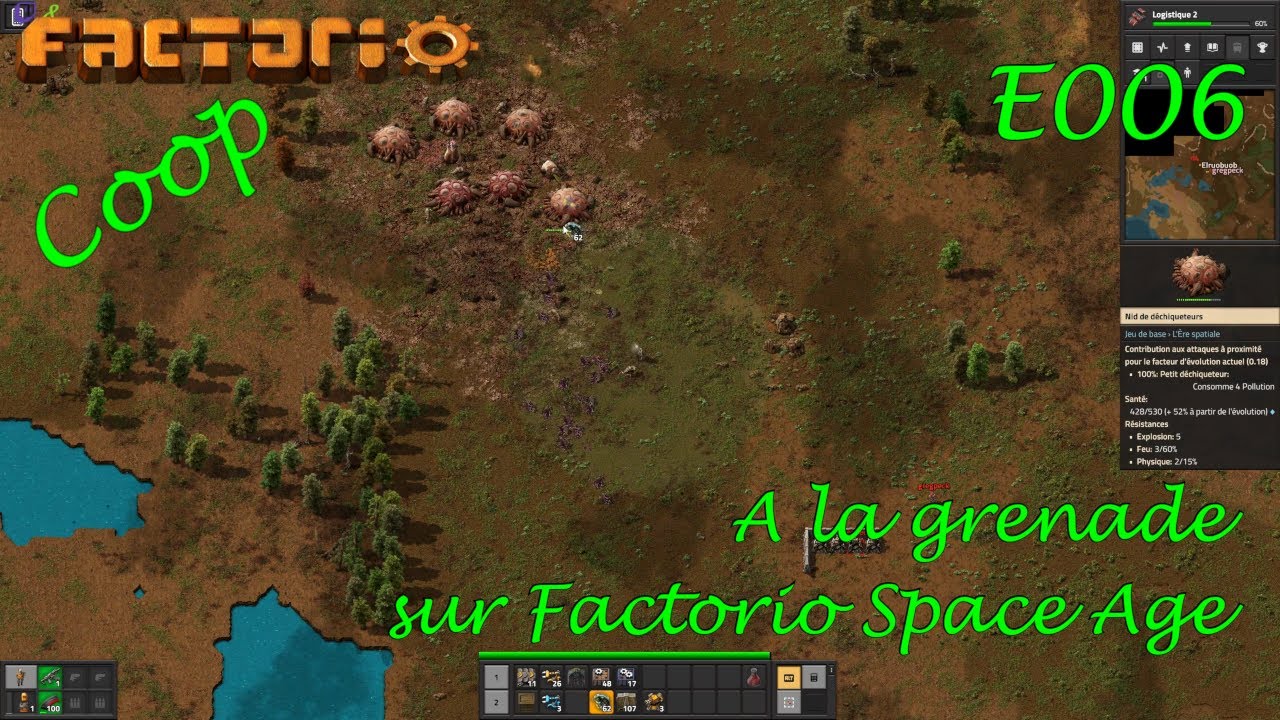 A la grenade | Factorio Coop E006 #gameplayfr #letsplayfr #factorio ...