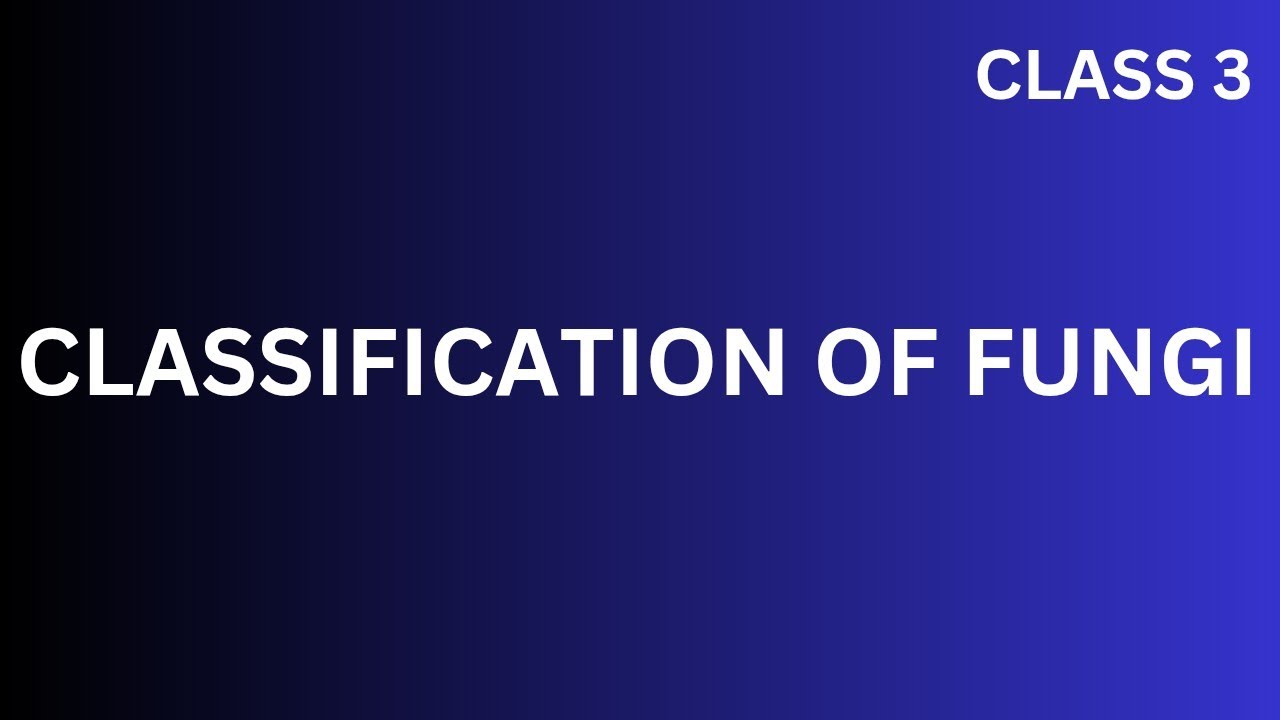 Classification of pathogenic fungi - YouTube