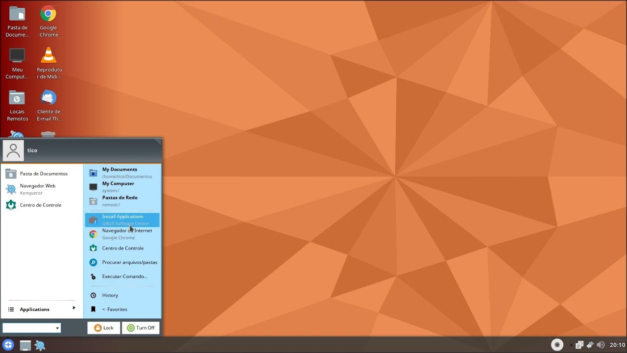 Linux Q4OS 4.7 Gemini Com O Trinity desktop - YouTube