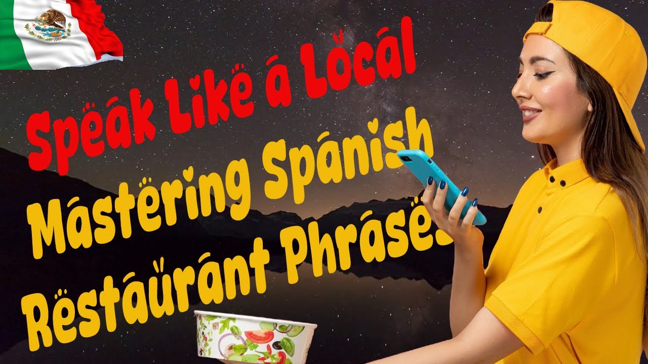 Common Spanish phrases for ordering food || Learn Spanish quickly in 9 ...