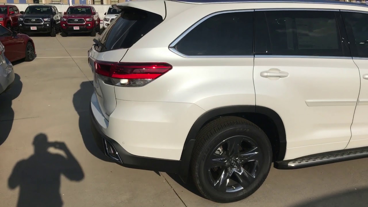 2017 Highlander Limited Platinum V6 Tan Interior-TB - YouTube
