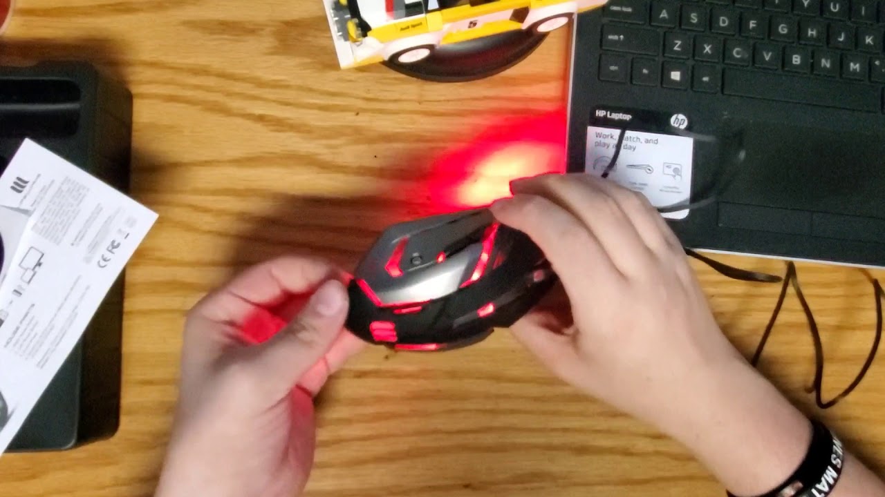 Lifeworks multicolored mouse unboxing and review. - YouTube