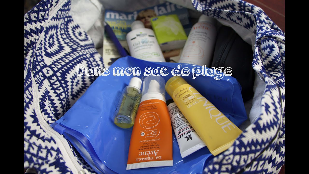 Dans mon sac de plage - Août 2014 - YouTube