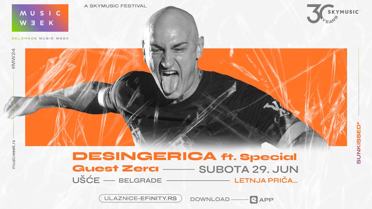 Desingerica - Live (Belgrade Music Week 24) - YouTube