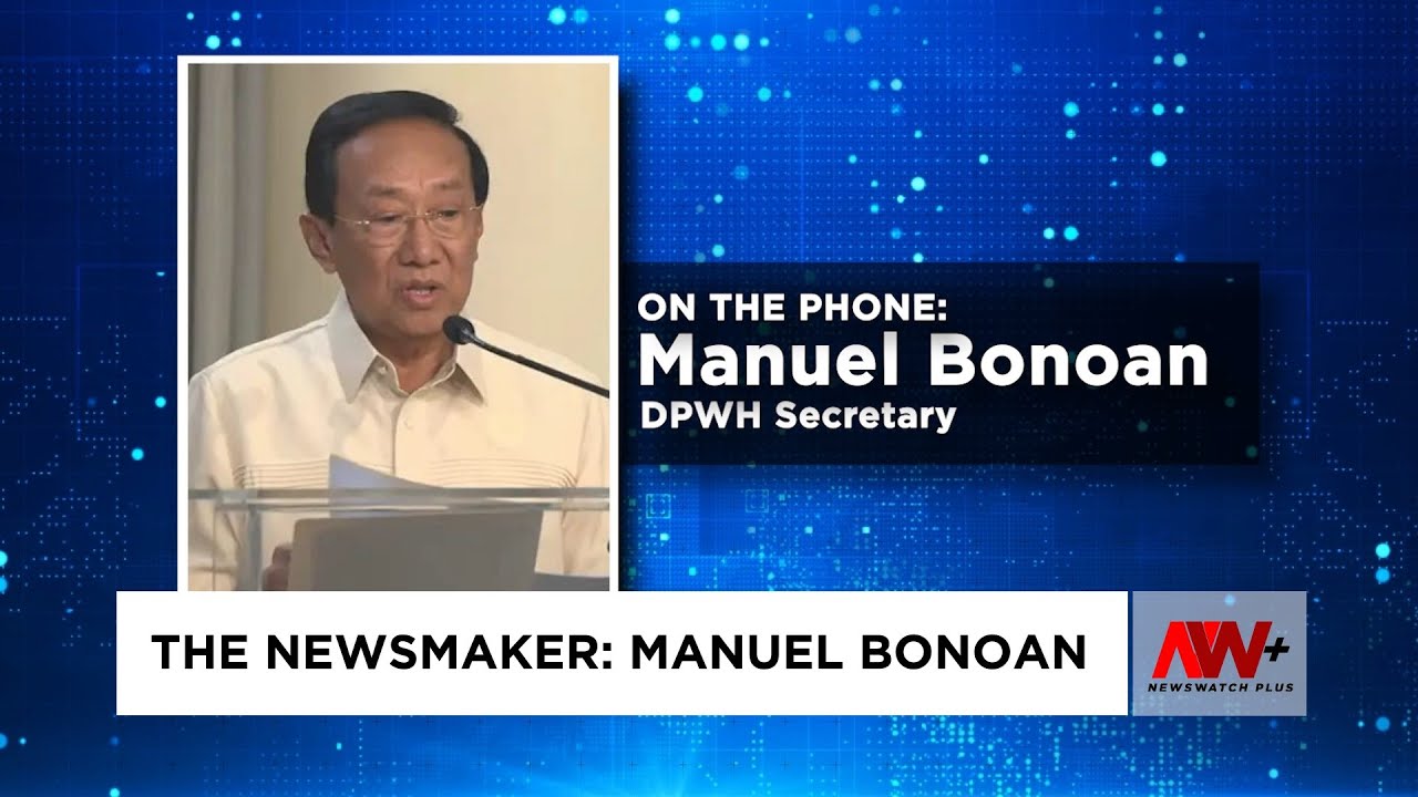 DPWH Secretary Manuel Bonoan | The NewsMaker - YouTube