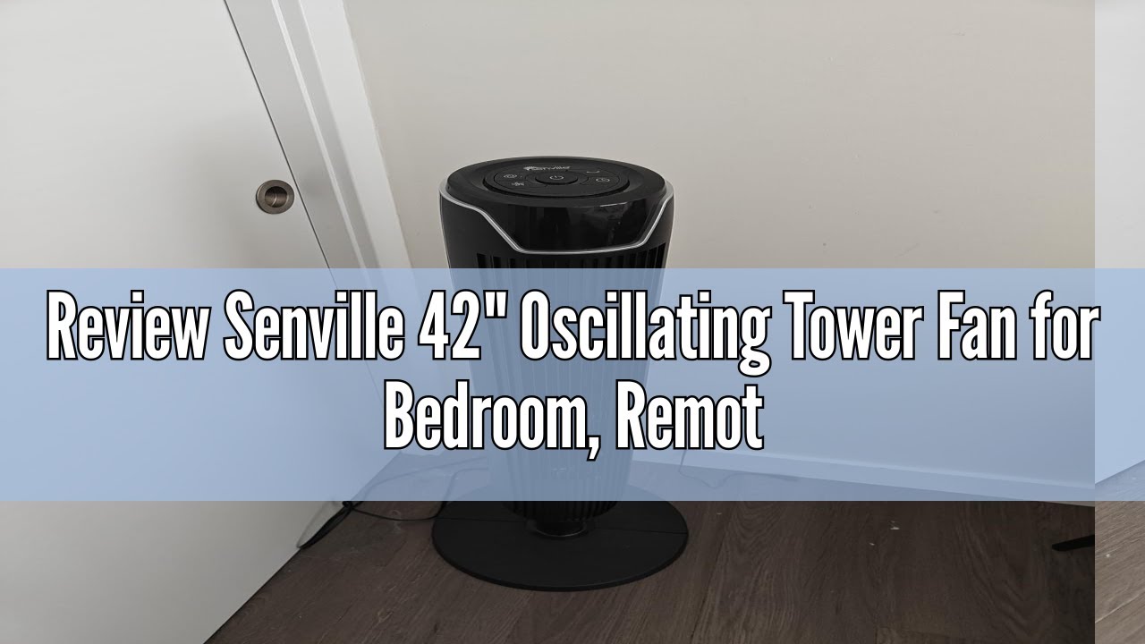 Review Senville 42" Oscillating Tower Fan for Bedroom, Remote ...