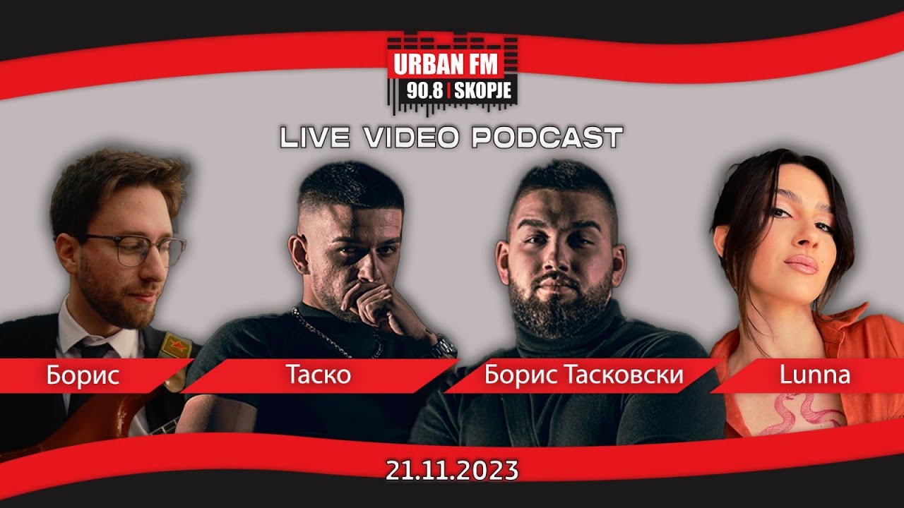 Urban FM Podcast - Boris i Lunna | Tasko i Boris Taskovski (Episode 04 ...