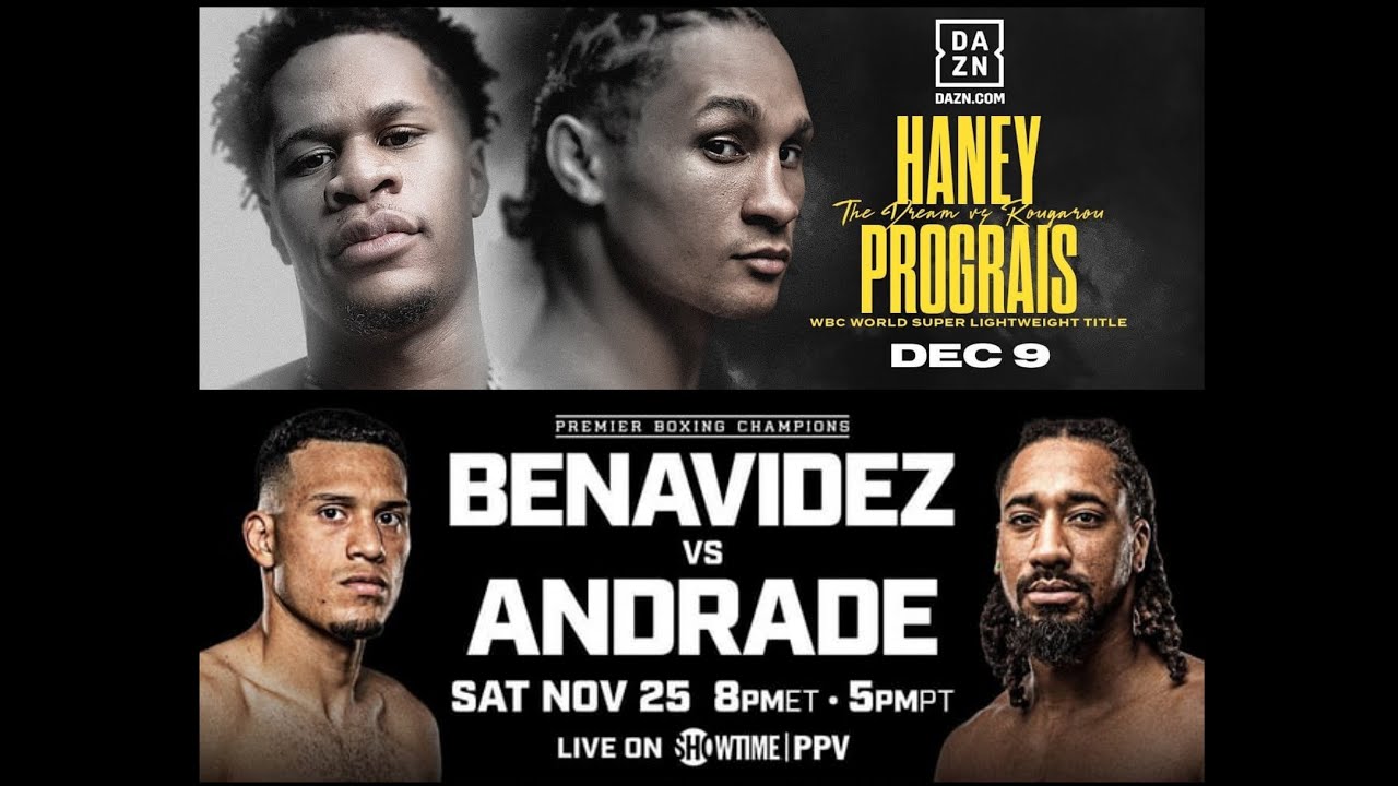 Devin Haney is a big dude! Regis will have an uphill battle. Andrade to ...