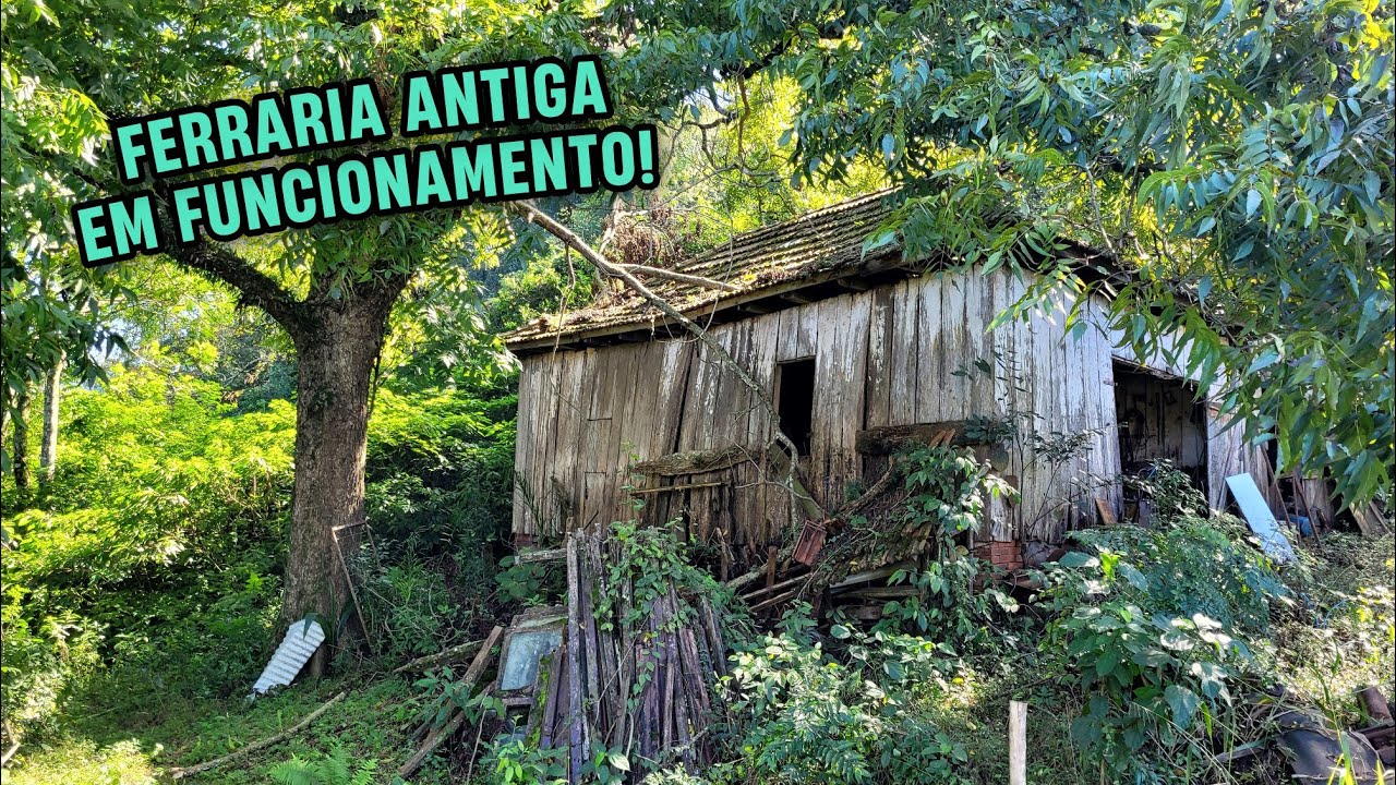 UMA FERRARIA FUNCIONANDO COMO ERA ANTIGAMENTE! *Todo o maquinário ainda ...