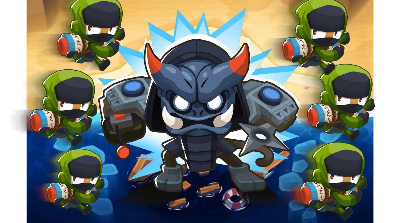 New Master Bomber Chimps Strategy in Bloons TD 6 - Newest Strat! - YouTube