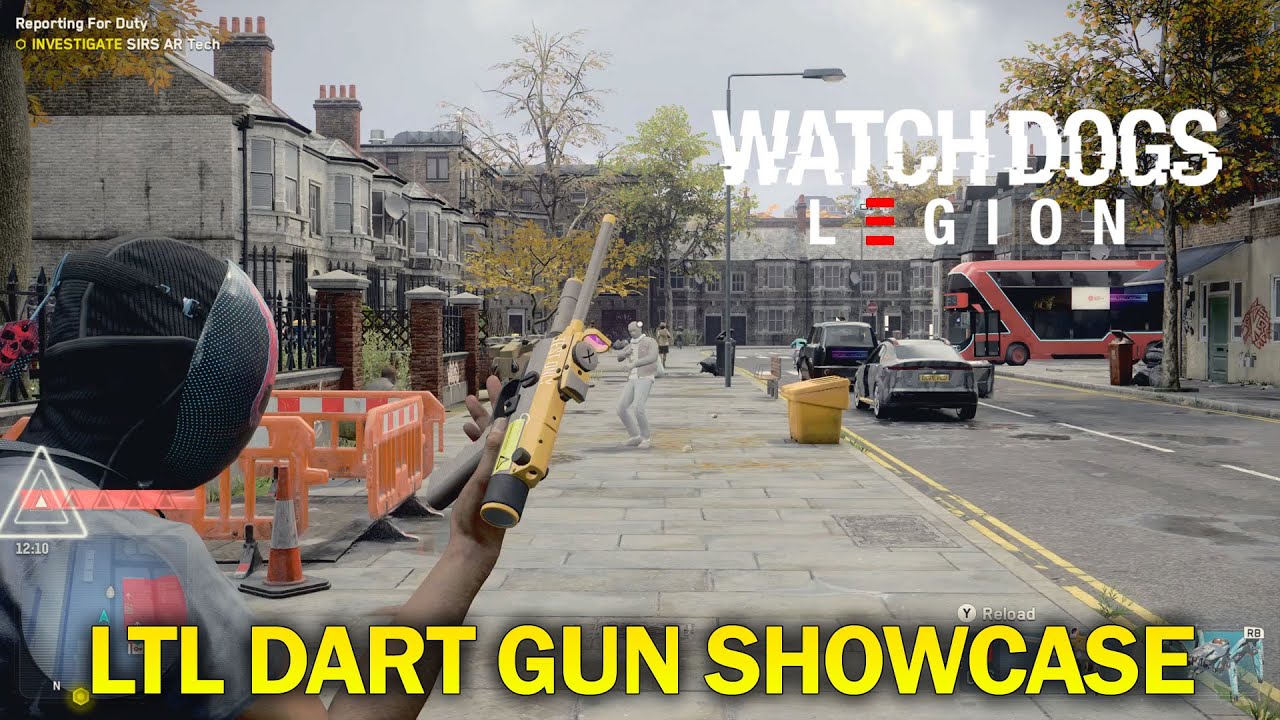 Watch Dogs Legion | Weapons Showcase - LTL Dart Gun - YouTube
