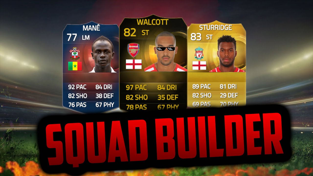 Squad Builder Super Chetada l Mane BR y Walcott IF l Fifa 15 UT - YouTube