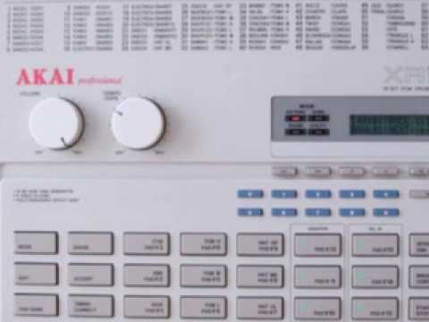 Akai XR-10 XR10 Samples Synth Drums Drum Machine - YouTube