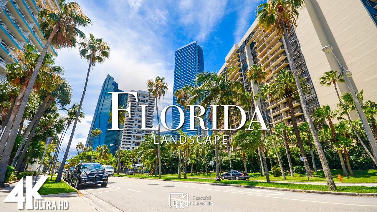 FLORIDA (4K UHD) - Beautiful Nature Videos With Relaxing Music - 4K ...