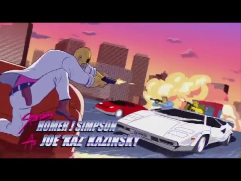 THE SIMPSONS LA Z Rider Miami Vice Corrupcion En Miami - YouTube