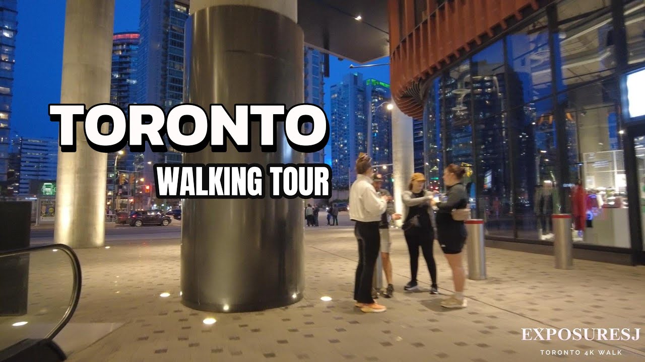 TORONTO DOWNTOWN WALKING TOUR/ THE WELL CONDOS TO SPADINA AV - YouTube