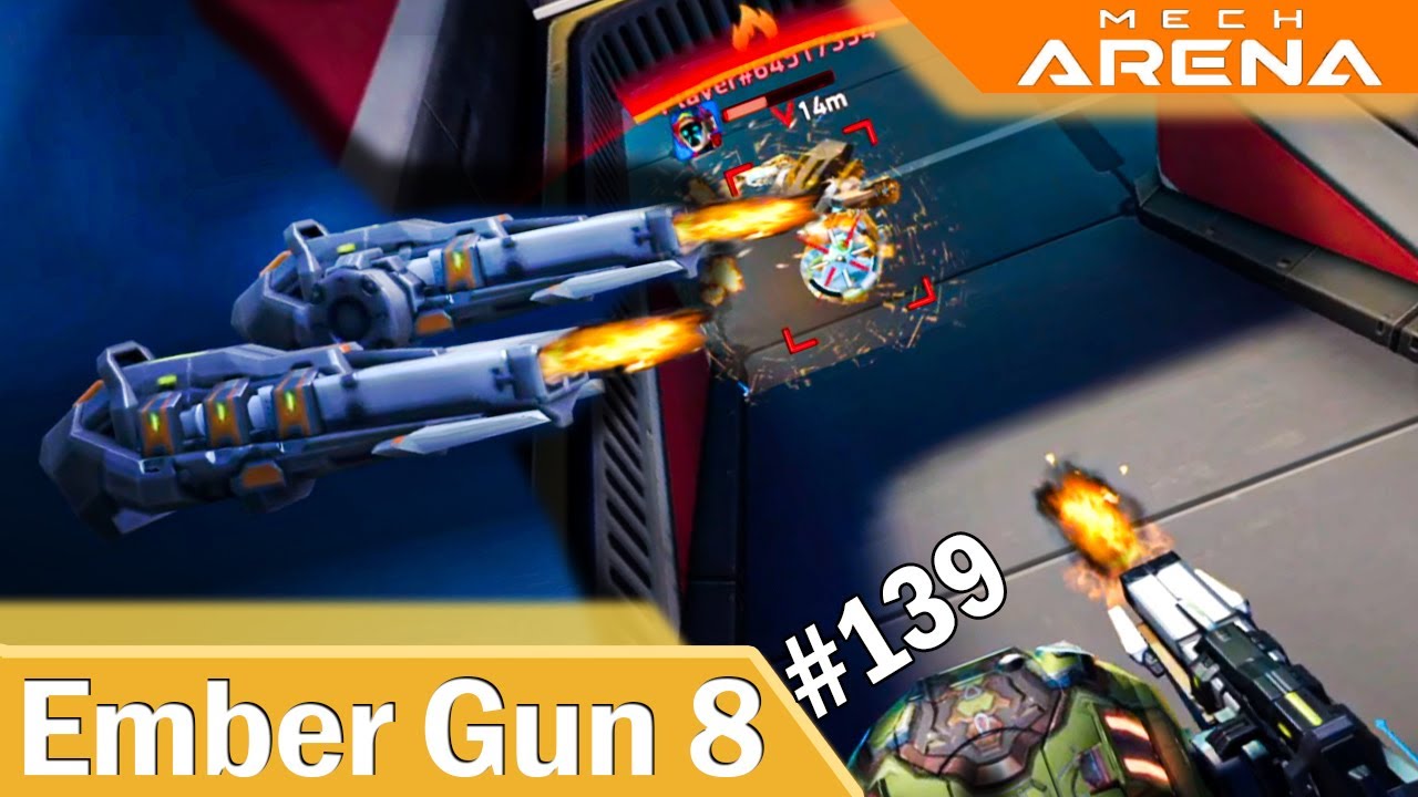 Ember Gun 8 Unlocked Finally ️ ️ | | Mech arena Max Gameplay | | Rtx ...