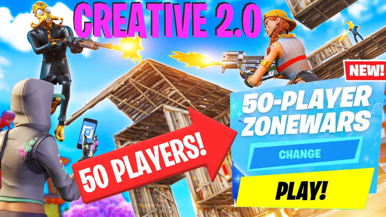 50 PLAYER CREATIVE MAPS Are Coming To Fortnite Creative! - YouTube