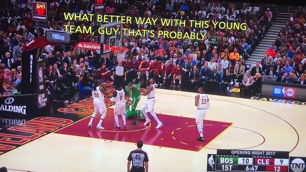 Celtics Hayward Broken Leg and Ankle - YouTube