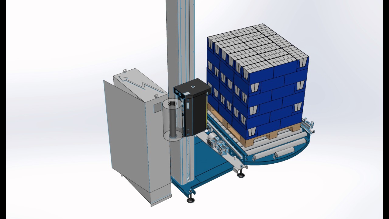 Wrapping Machine CST 940 Cyklop (with movment) - YouTube