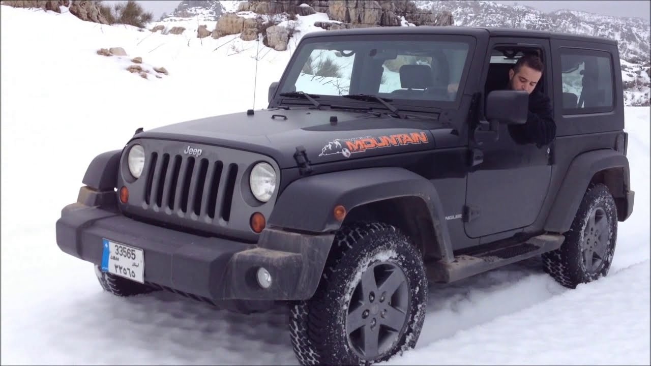 Jeep wrangler mountain on snow - YouTube