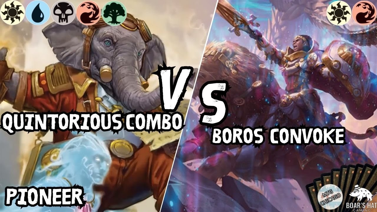 Quintorious Combo VS Boros Convoke [MTG Pioneer] - YouTube
