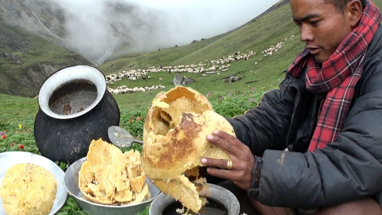 organic breakfast in the himalayan pastureland || Nepal || lajimbudha ...