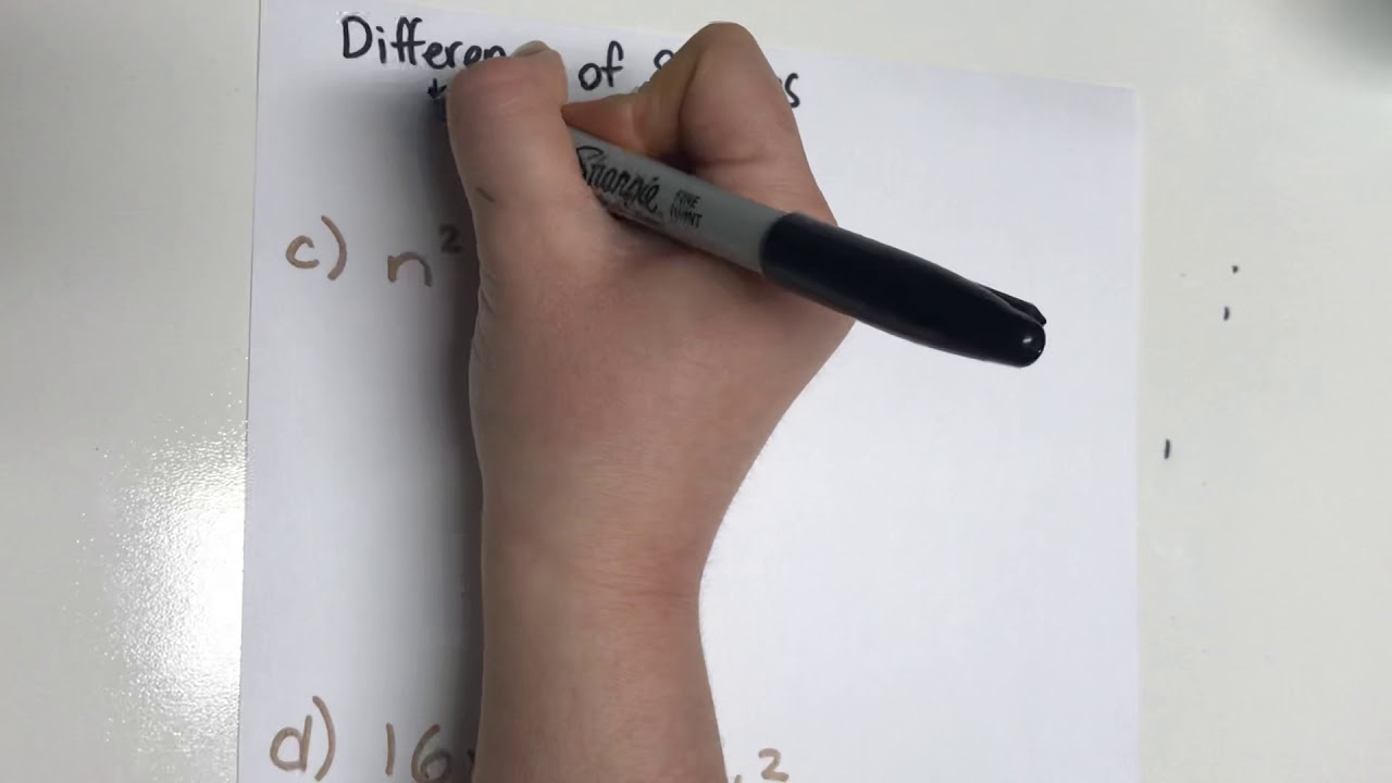 Factoring Special Case Trinomials - YouTube