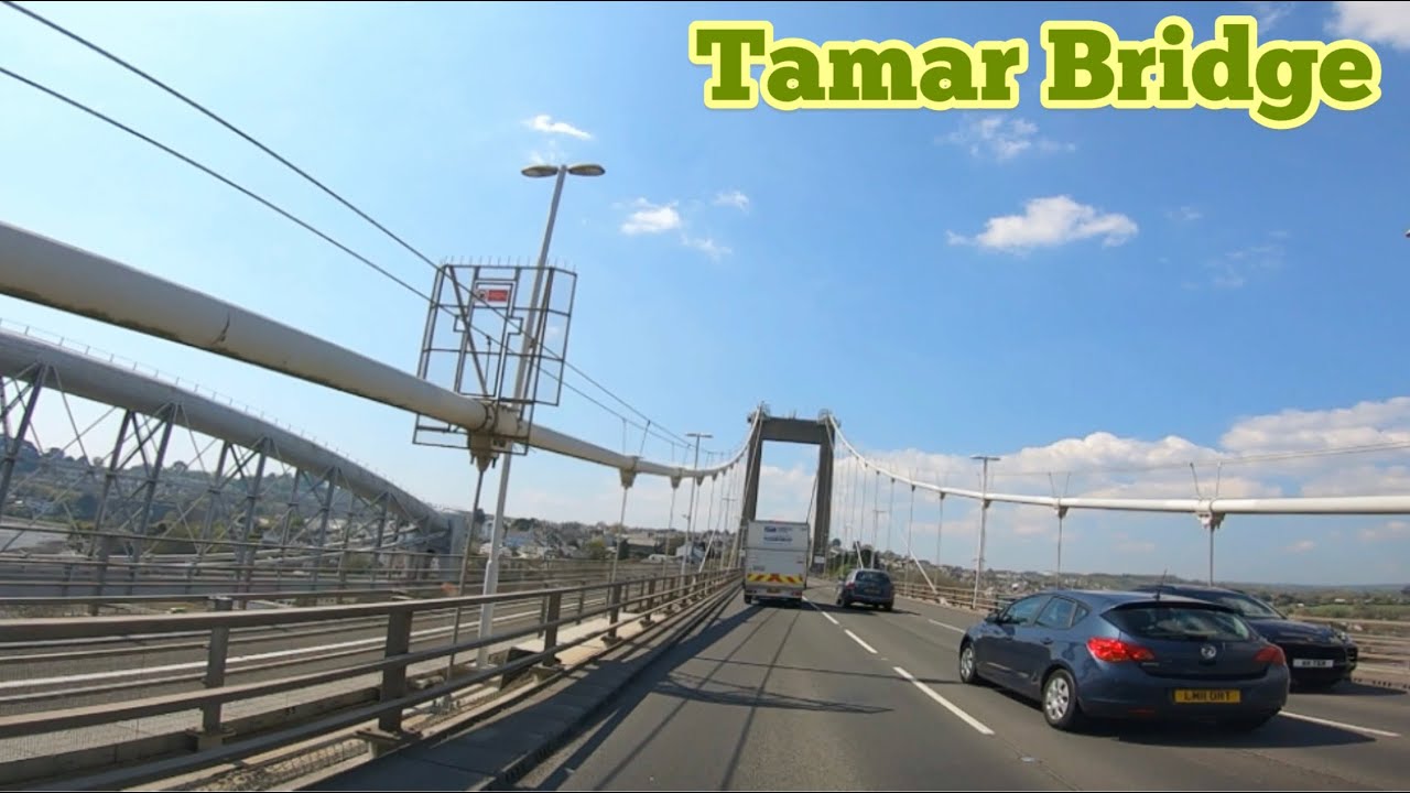 A Matty’s drive with us production 20/04/22 Tamar Bridge crossing real ...