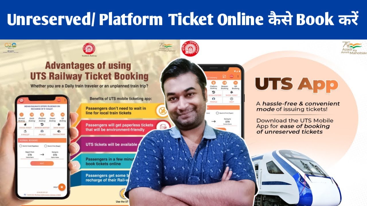 UTS App Se Local Ticket Kaise Book Kare | UTS App Se Monthly Ticket ...