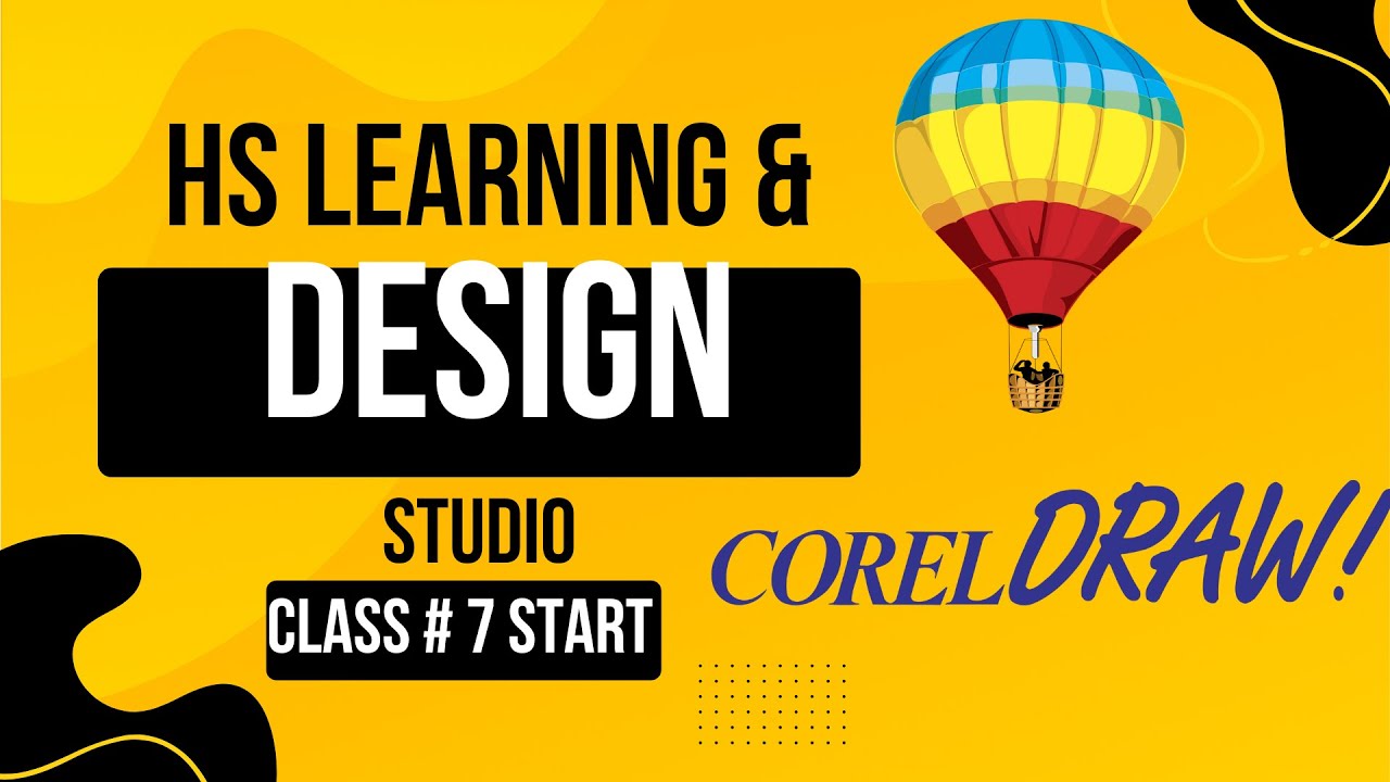 🎥 Graphics Design Class 7 | CorelDRAW Class 3 | Basic Shapes & Drawing ...