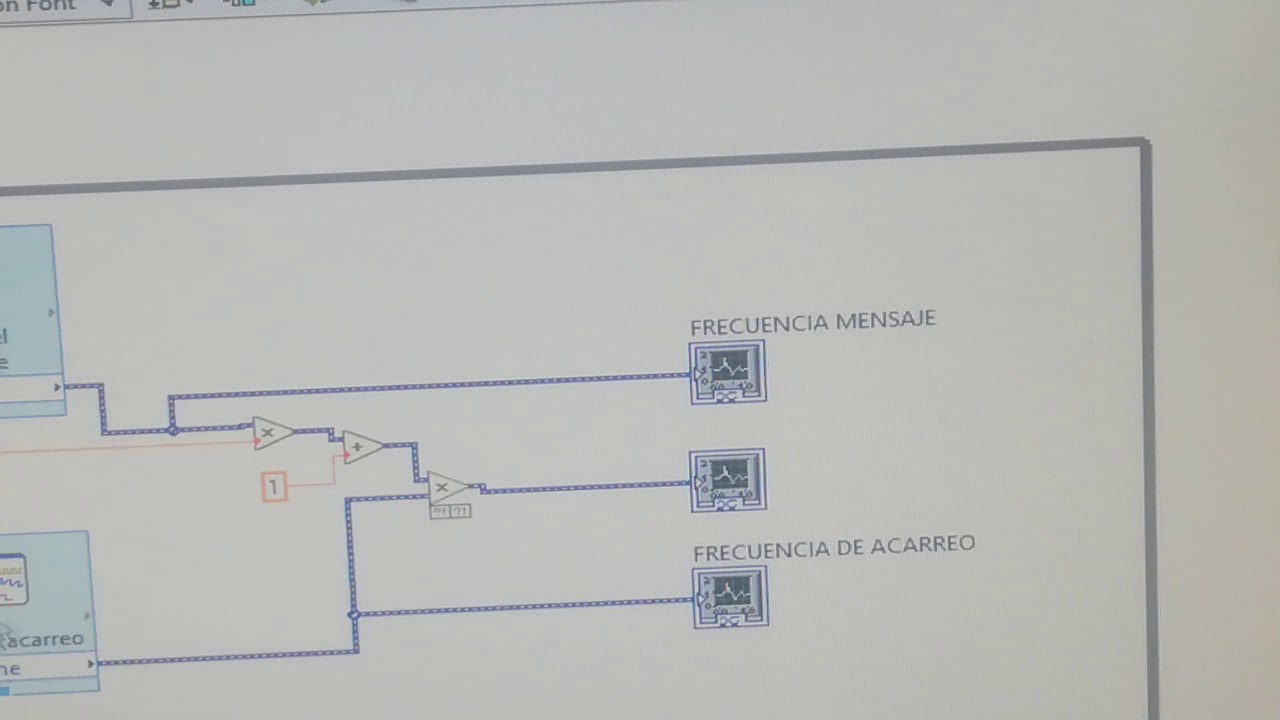 modulación de señal am labview - YouTube