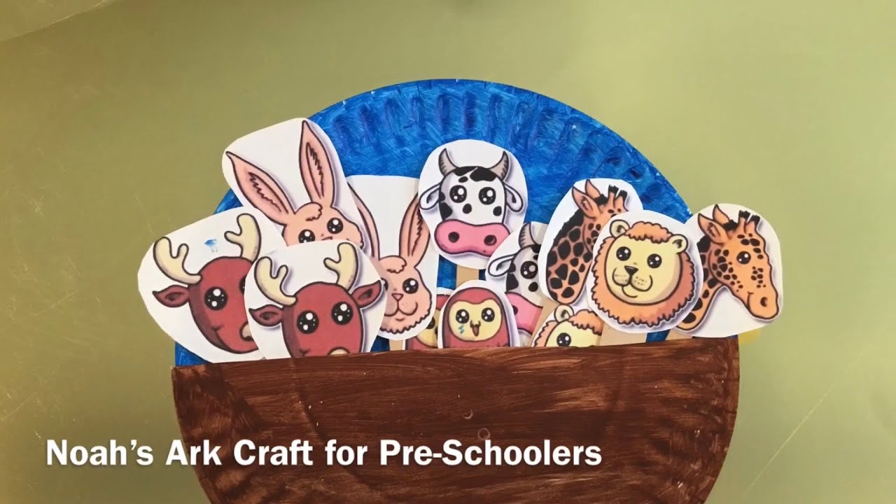 Noahs Ark Paper Plate Crafts Noah's Ark Baby Shower/Birthday Party 7"