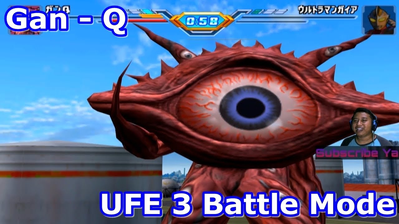 Gan-Q Battle Mode - Ultraman Fighting Evolution 3 - YouTube