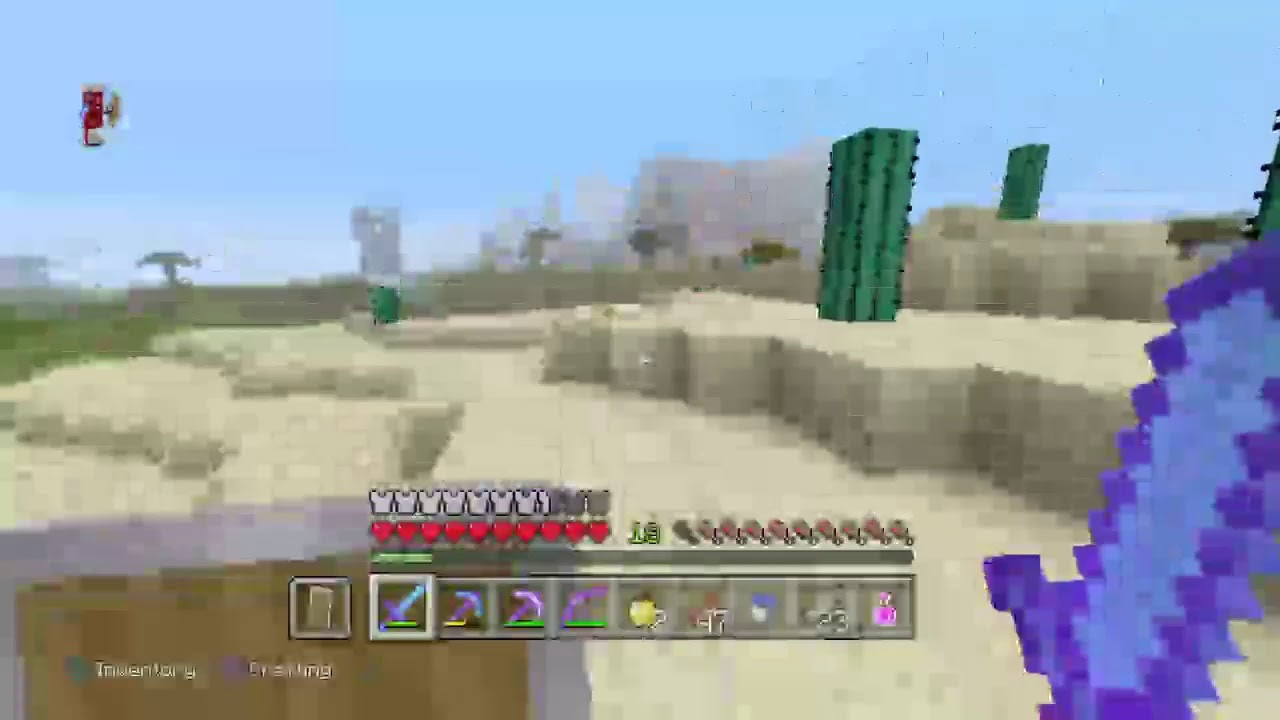 Minecraft final stages; defeating the ended dragon - YouTube