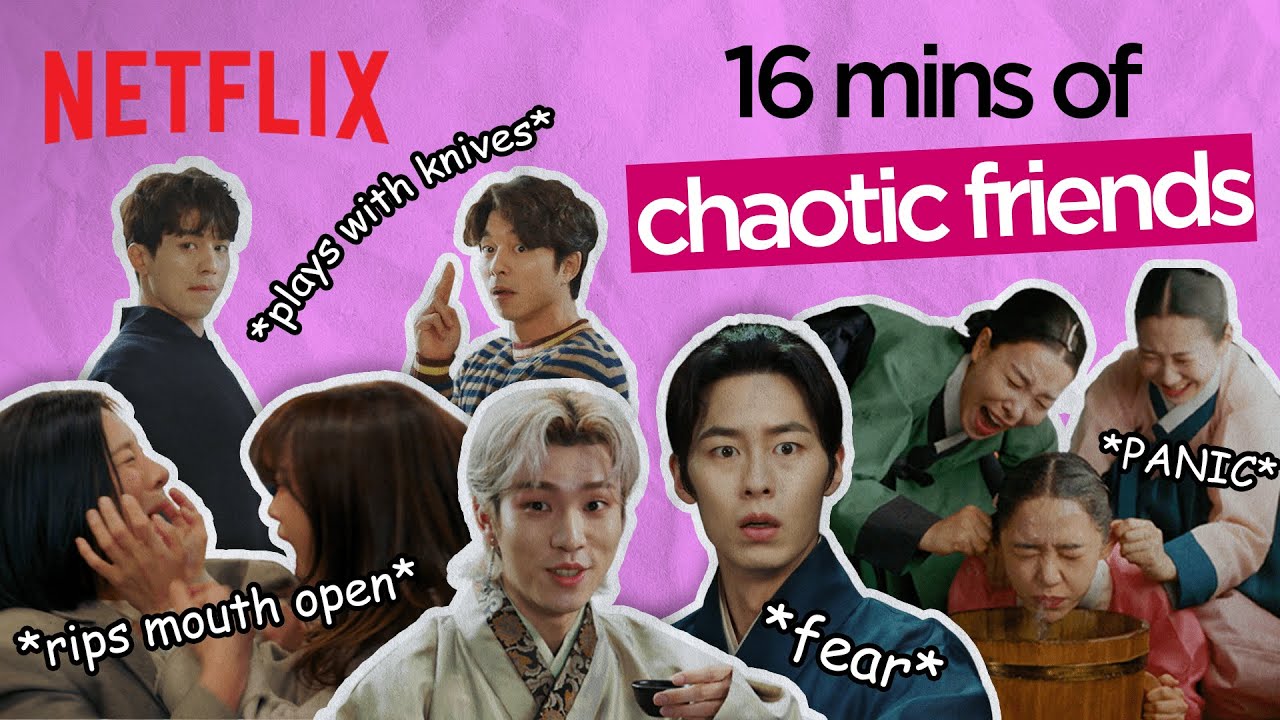 K-drama friendships giving off intense chaotic energy for 16 minutes 🤪 ...