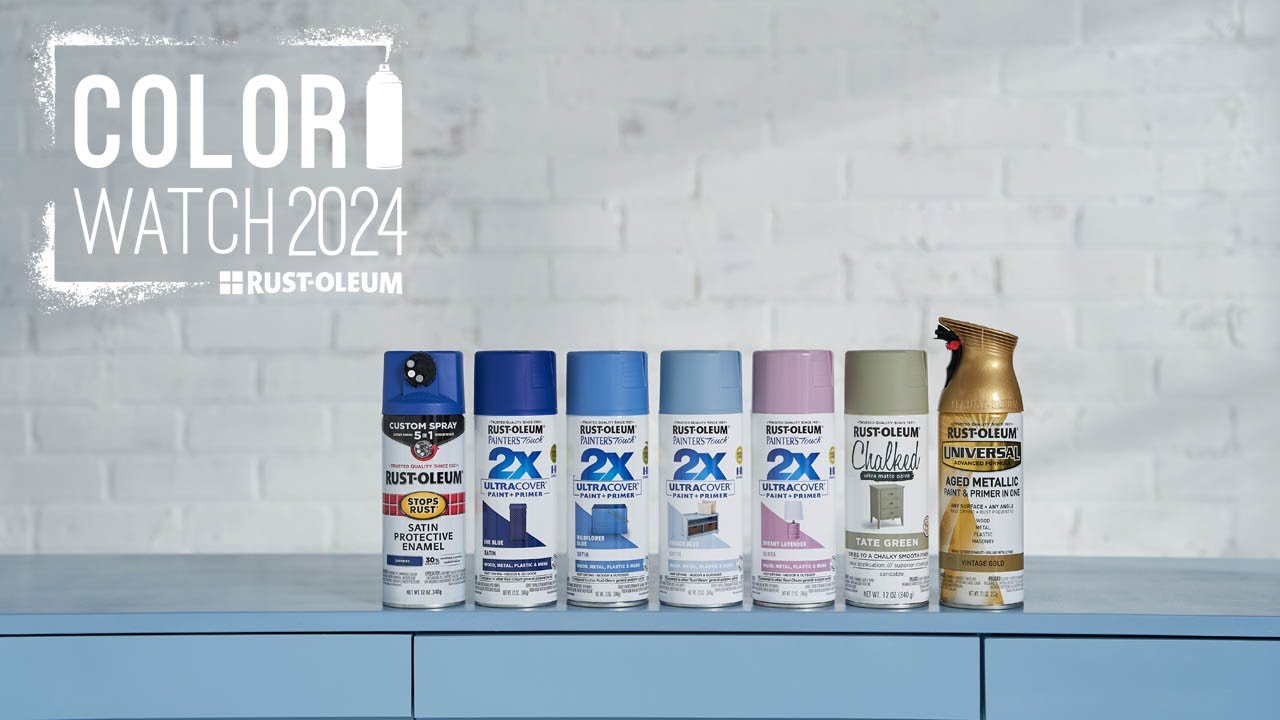 Color Watch: Rust-Oleum Spray Paint Color of the Year 2024 - YouTube