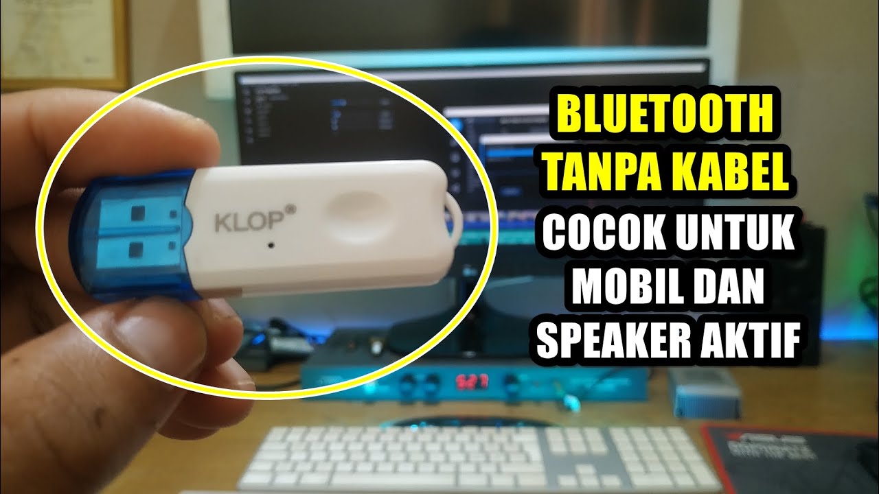 Bluetooth USB Tanpa Kabel Cocok Untuk Mobil Dan Speaker Aktif - YouTube