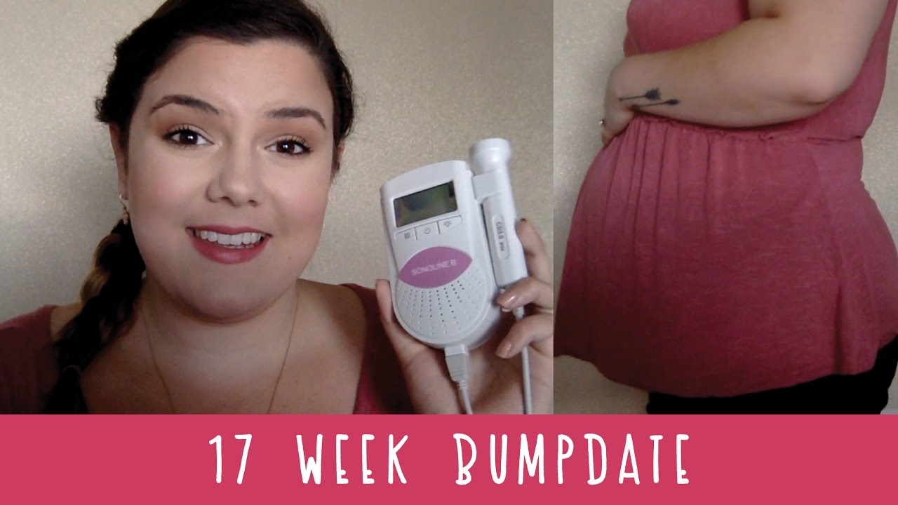 17 Weeks Bumpdate Plus Size Pregnancy | Sonoline B Doppler & 2nd ...