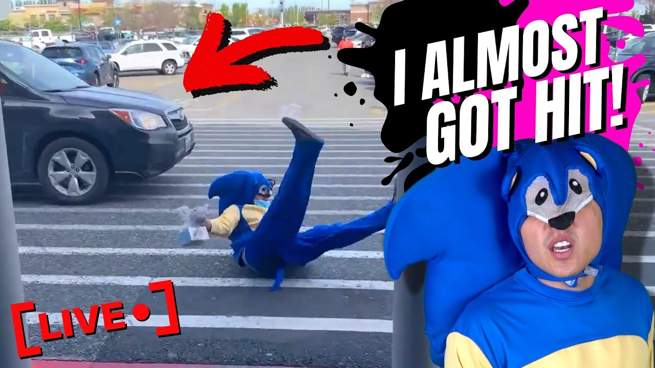 Buttcheek Sonic VS Car?! (LIVE STREAM EDIT) - YouTube
