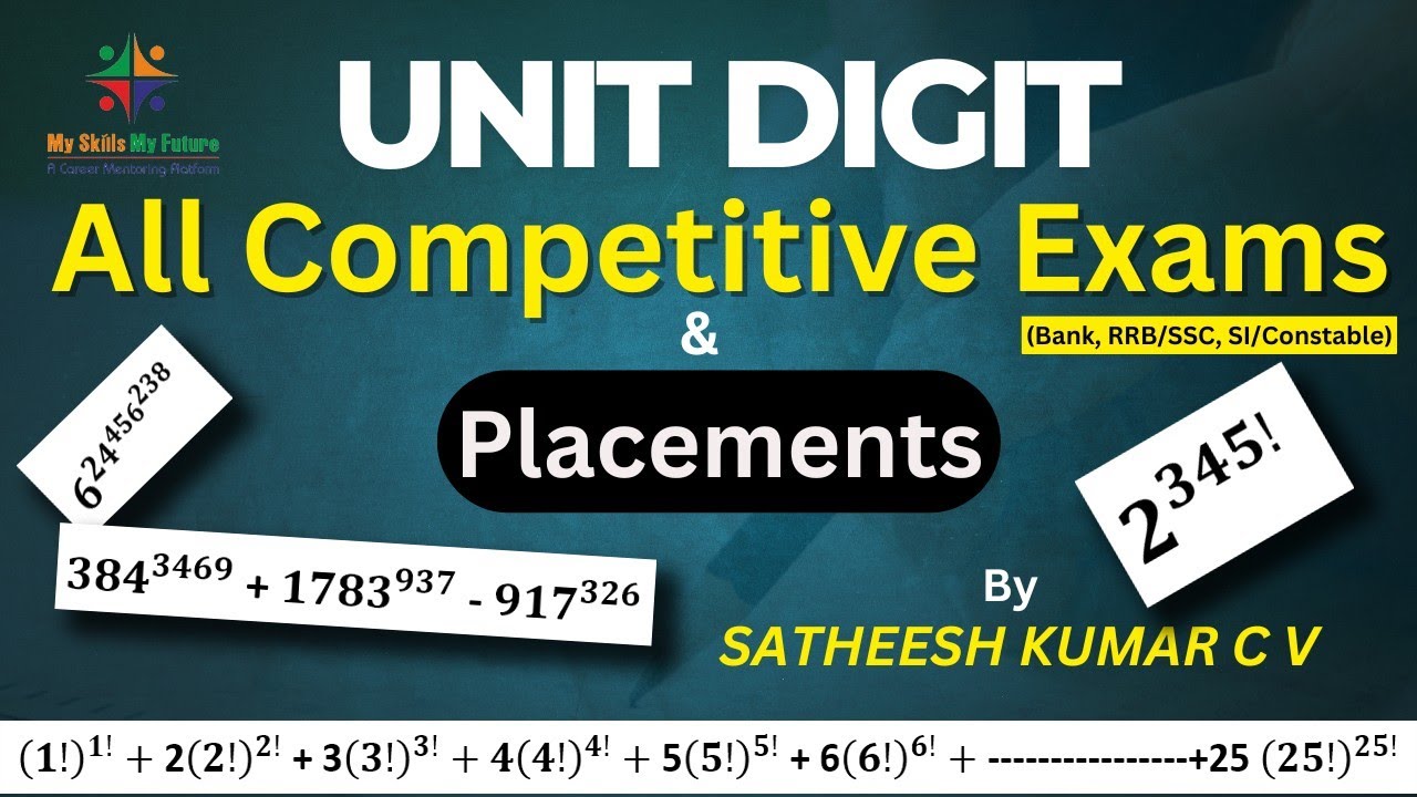 Unit Digi Full Explanation | Satheesh Sir's Expert Teaching. - YouTube