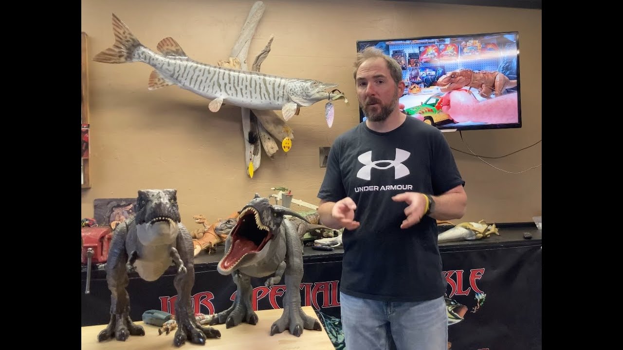 🦖 Jurassic T-Rex Showdown Finale! Jurassic Park 🆚 Jurassic World toys ...