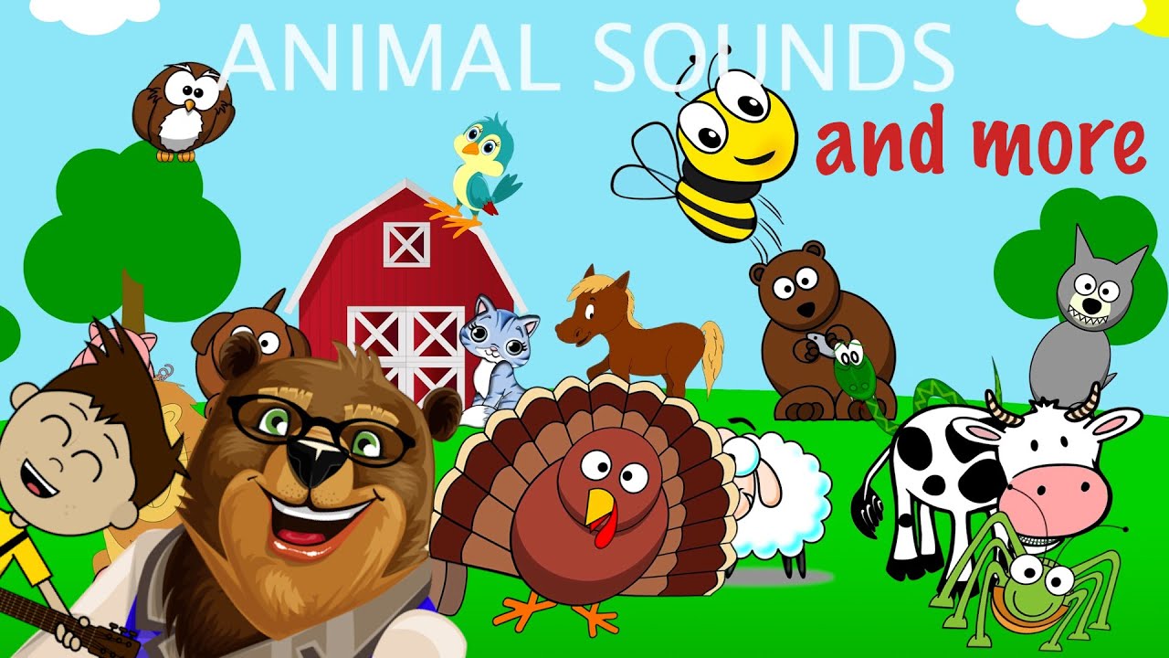 Animal sounds | + More Nursery Rhymes and Songs for Kids - YouTube
