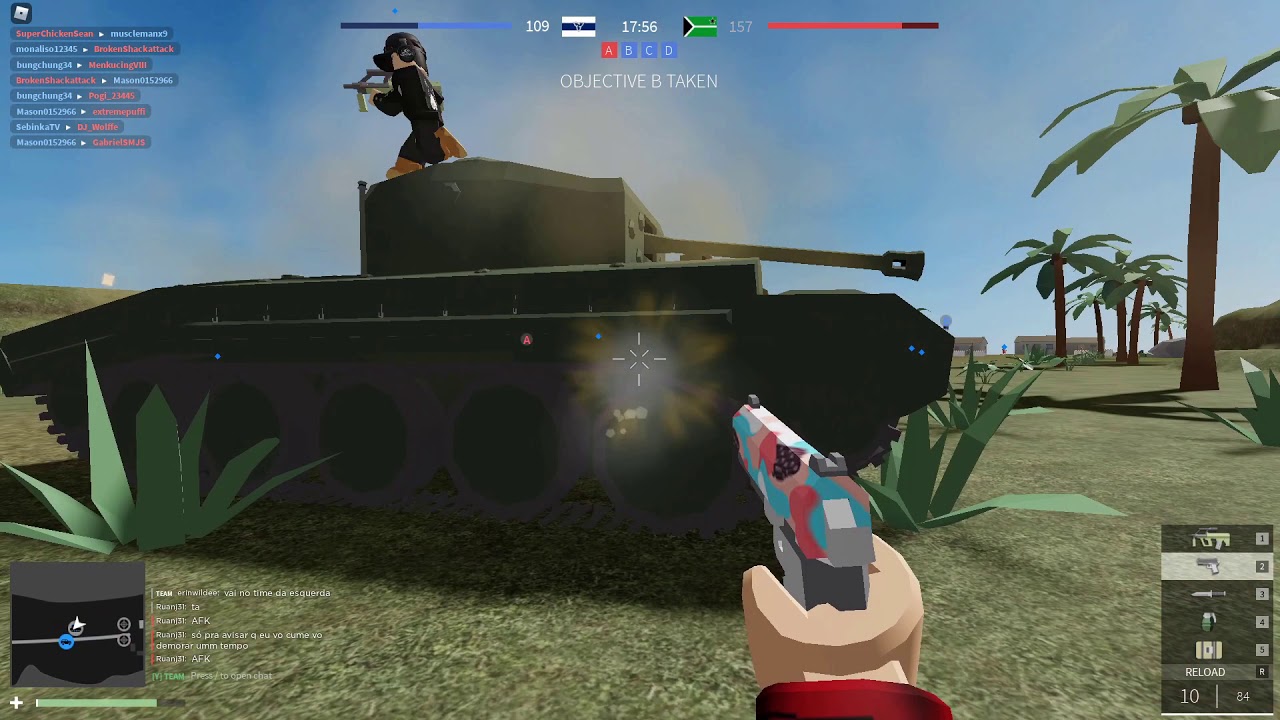 Jacko runs a tank into a tree in Polybattle | ROBLOX - YouTube