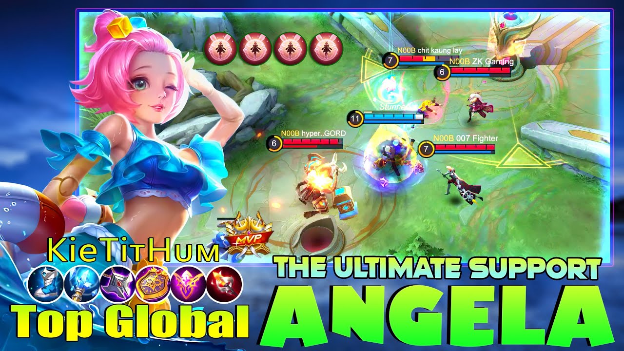 Ultimate Support Angela MVP Gameplay by KieTitHUM ~ Mobile Legends ...